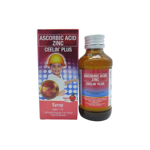 Ceelin Plus Syrup 60ml (Ascorbic Acid) – Genbrand Pharmacy