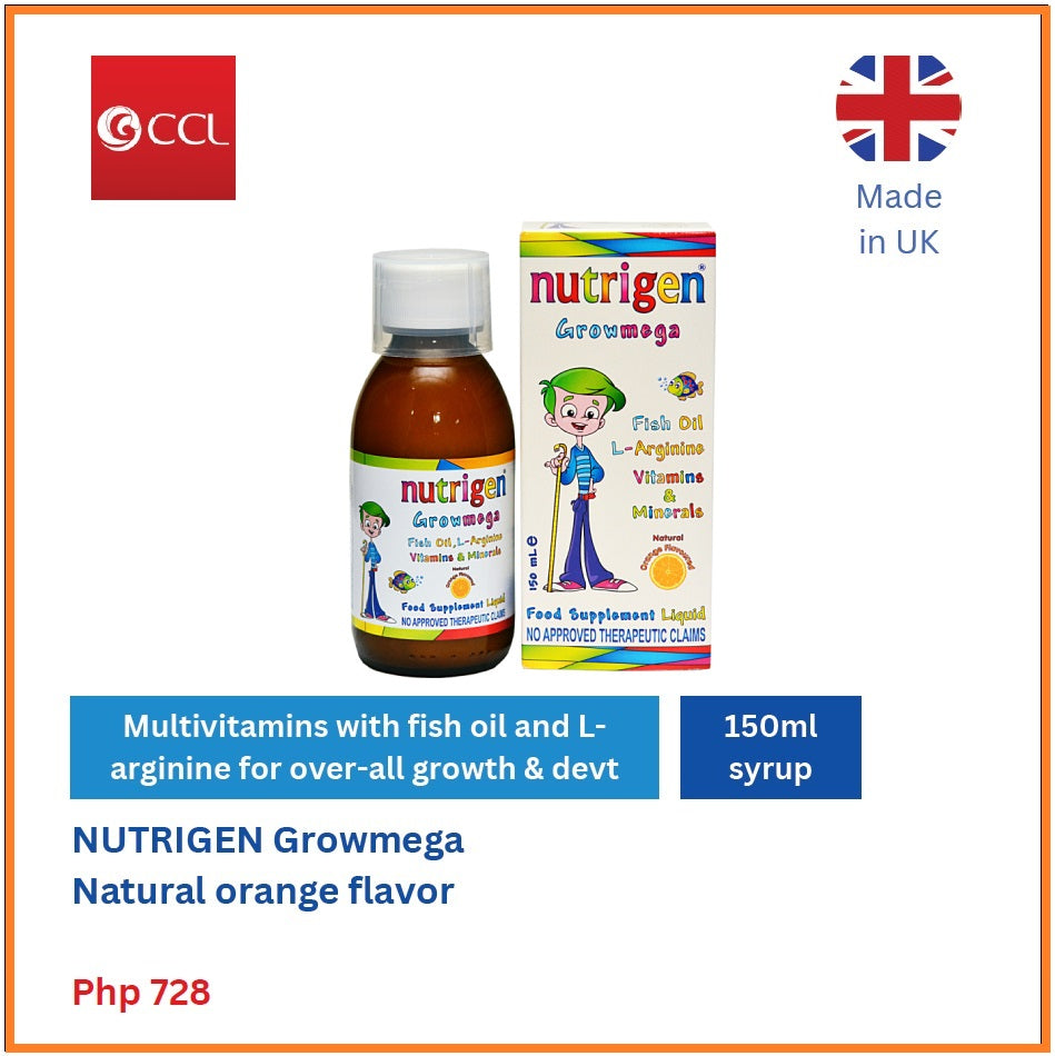 NUTRIGEN Growmega Natural orange flavor – Genbrand Pharmacy