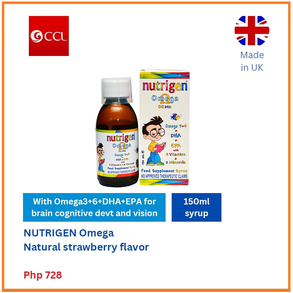 NUTRIGEN Omega Natural strawberry flavor – Genbrand Pharmacy