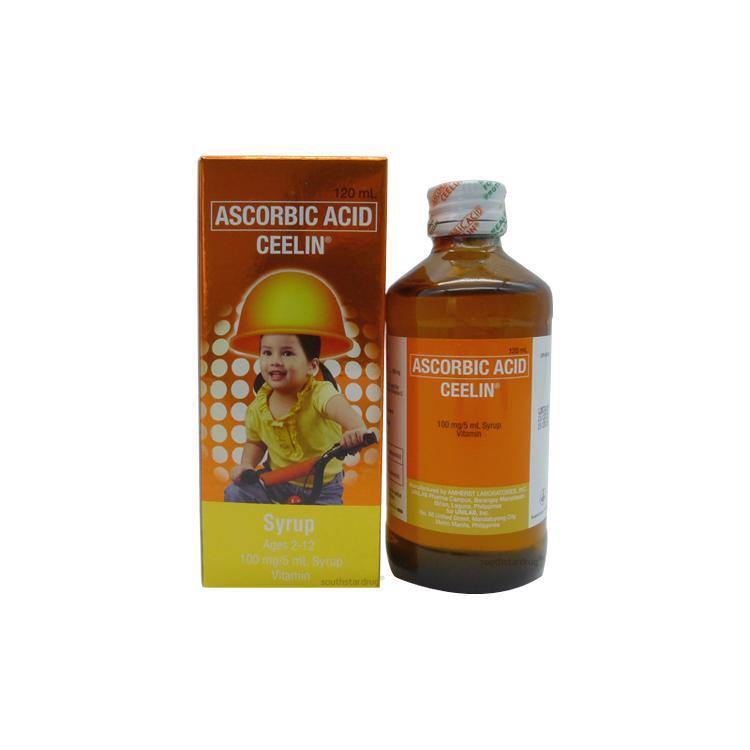 Ceelin Syrup 120ml (Ascorbic Acid) – Genbrand Pharmacy