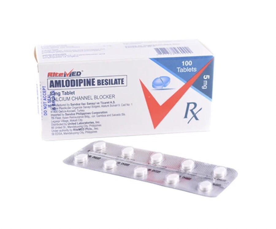Ritemed Amlodipine Besylate 10mg – Genbrand Pharmacy