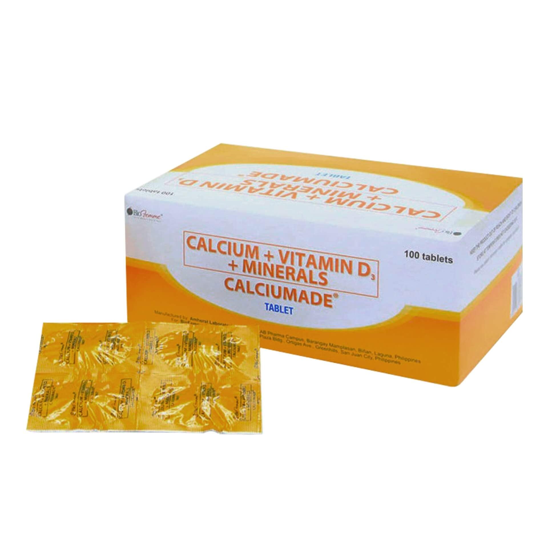 Calciumade Tab (Cholecalciferol Vitamin D) – Genbrand Pharmacy