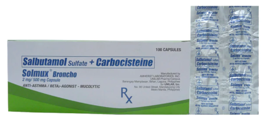 SOLMUX BRONCHO CAPS 1's – Genbrand Pharmacy